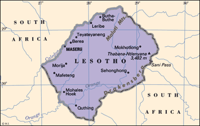 Basotho Map
